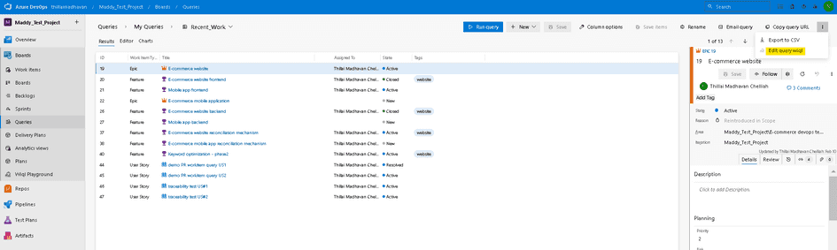Query historical data in Azure DevOps | A no-nonsense blog on DevOps