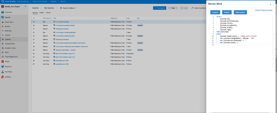 Query historical data in Azure DevOps | A no-nonsense blog on DevOps